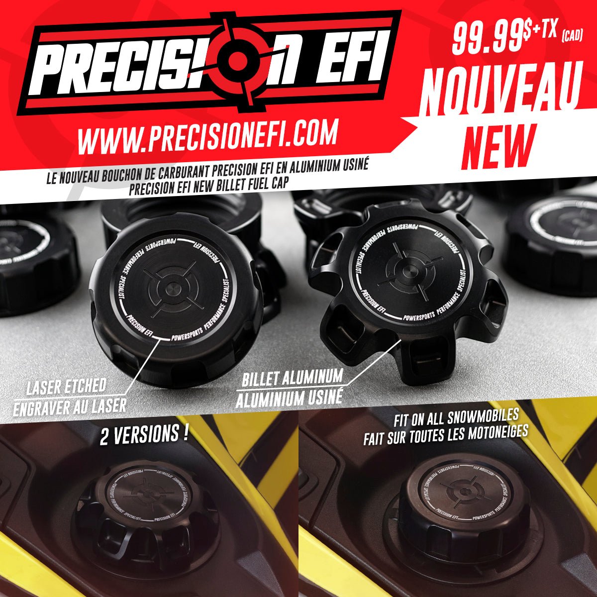 FUEL CAP & CHARGE TUBES – Precision EFI